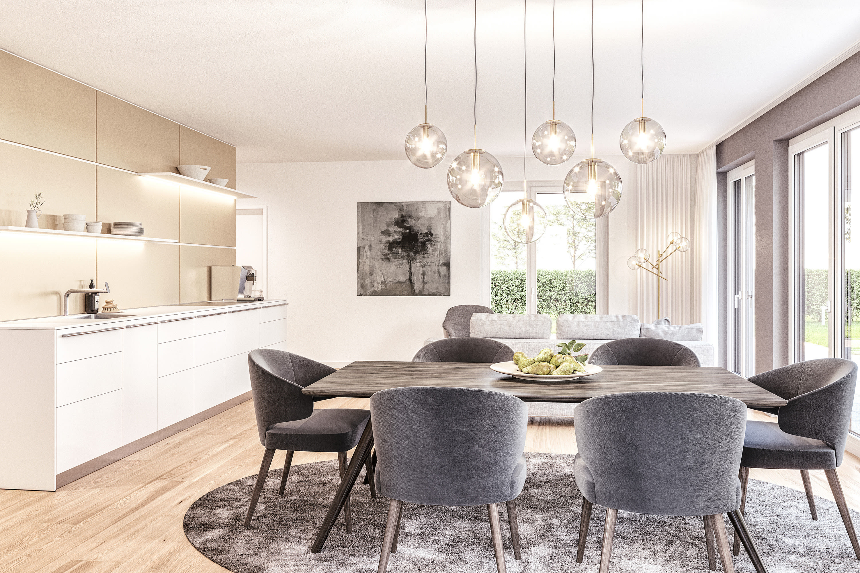 Neubau: Helle 4-Zimmer-Wohnung mit hochwertiger Ausstattung und zwei ...