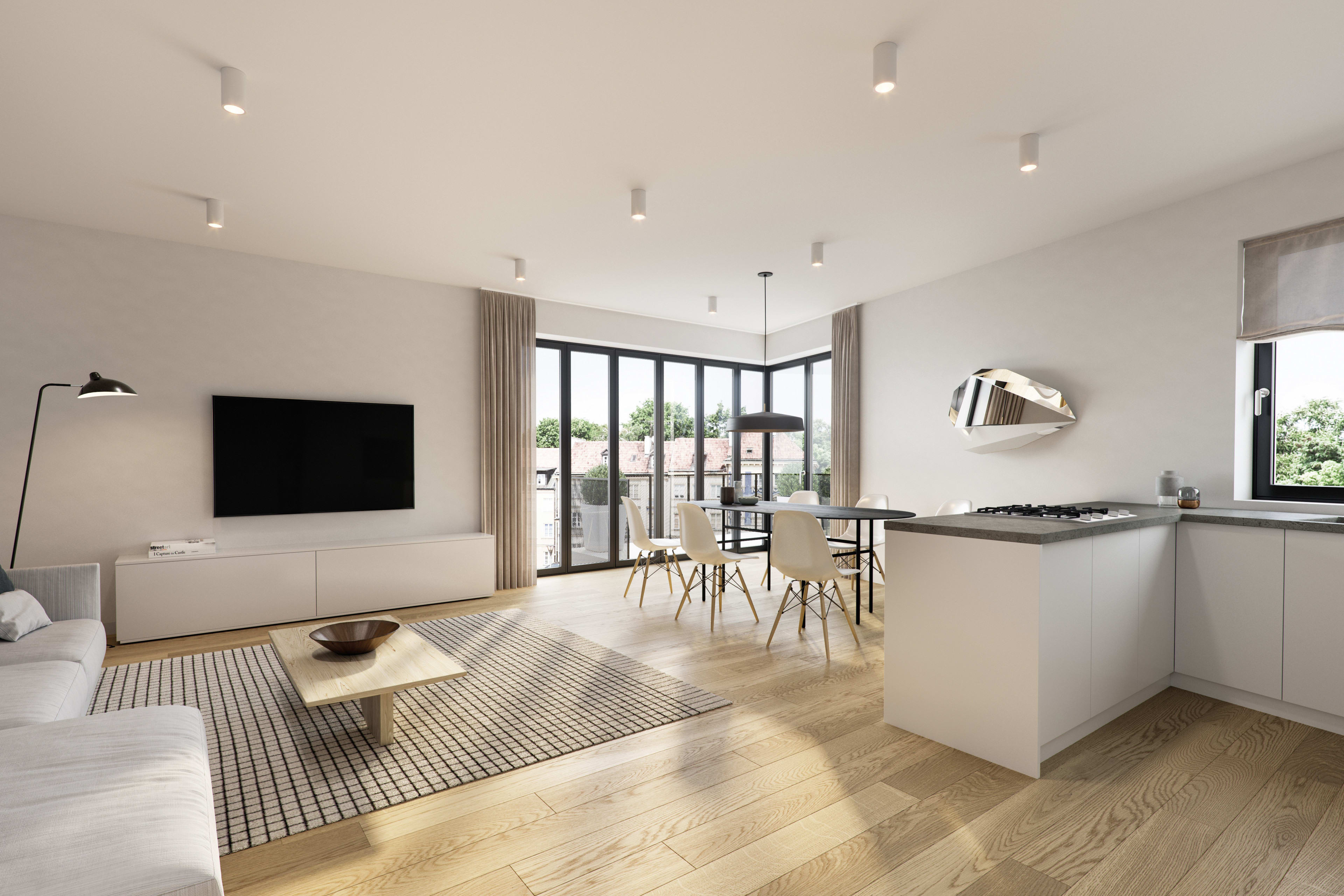 Schön geschnittene 4-Zimmer-Wohnung mit Südwest-Balkon Schön geschnittene 4-Zimmer-Wohnung mit Südwest-Balkon